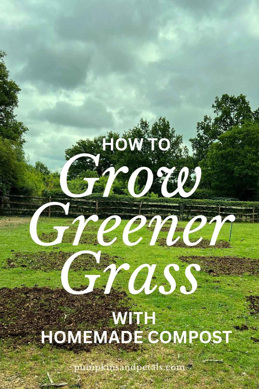 Growing Greener Grass With Homemade Compost - Pumpkins & Petals